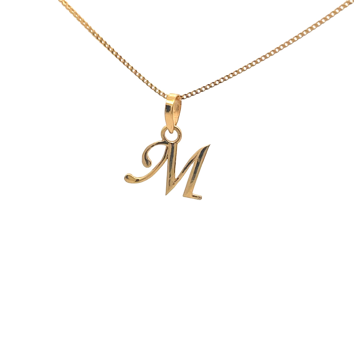 M Word/Letter Gold Locket - Manik Chand Jewellers - Online Jewellery ...