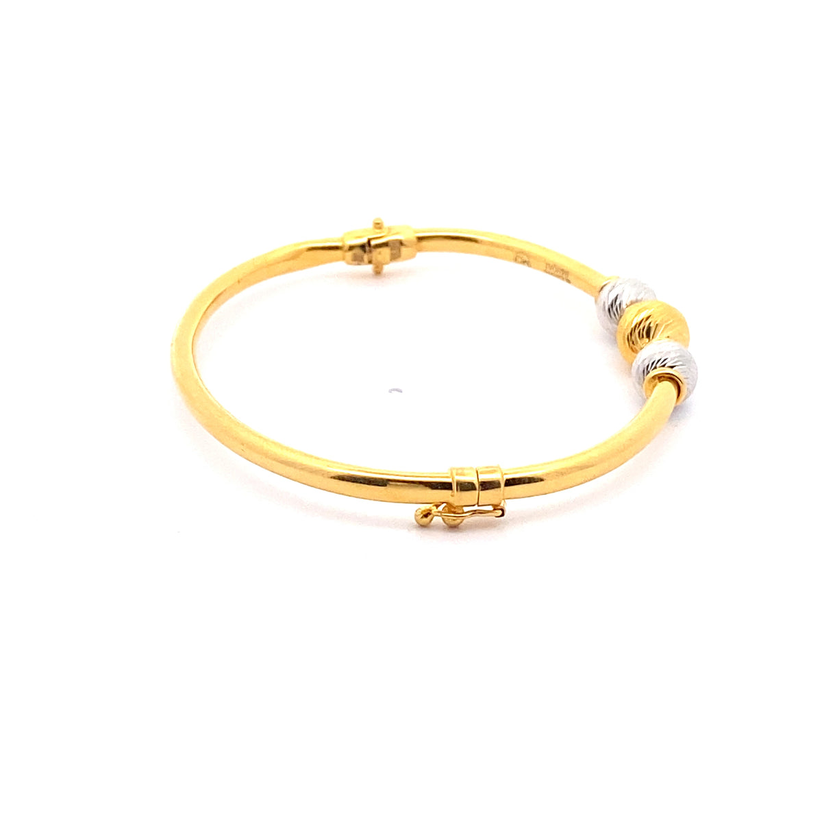 Three Round Balls Bracelet | Gold | 22K - Manik Chand Jewellers ...